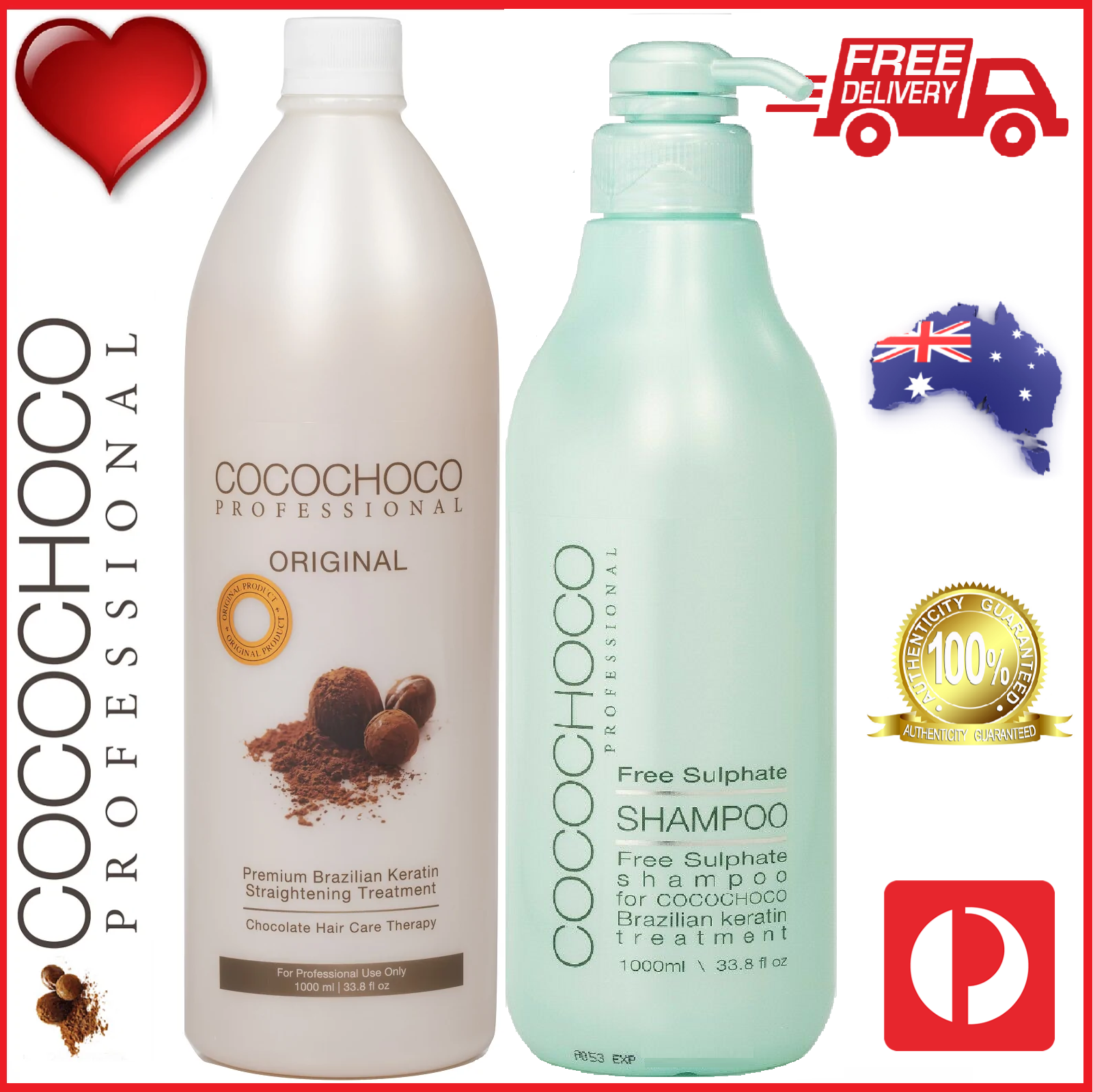 COCOCHOCO Professional ORIGINAL 250 ml Brazilian Keratin Treatment ...