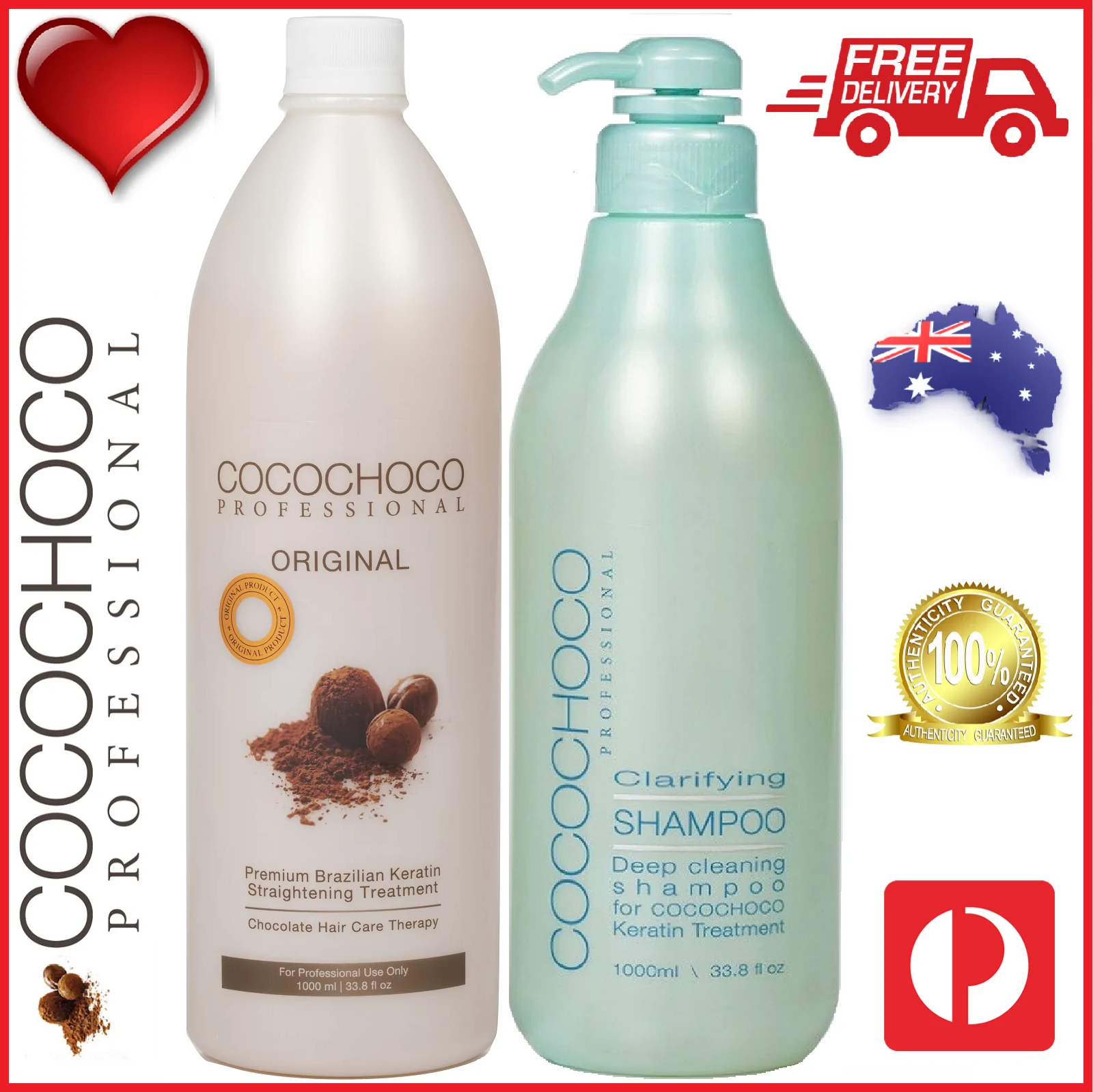 COCOCHOCO Professional ORIGINAL 250 ml Brazilian Keratin Treatment ...